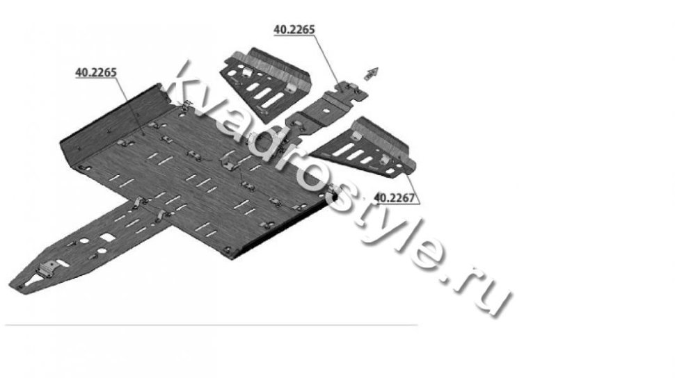 Защита днища для arctic cat wildcat 1000, 815 – купить по цене 25 400 ...